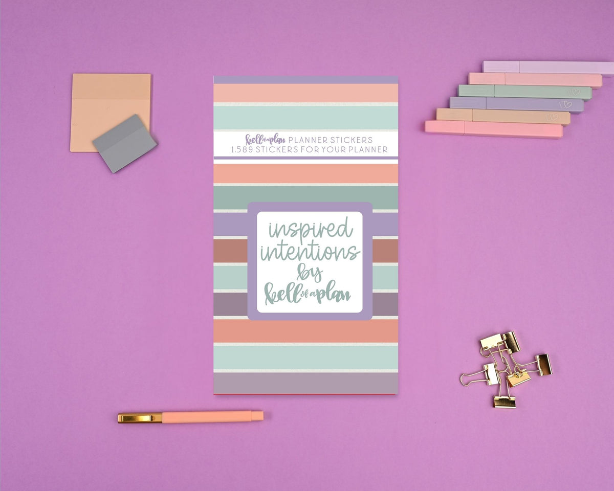 Inspired Intentions 2026 Sticker Book – kellofaplan