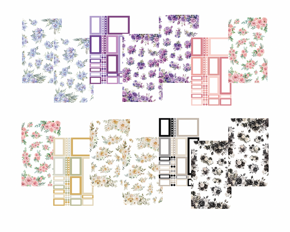 ROYGBIV Boxes & Florals Sticker Book Volume FIVE – kellofaplan