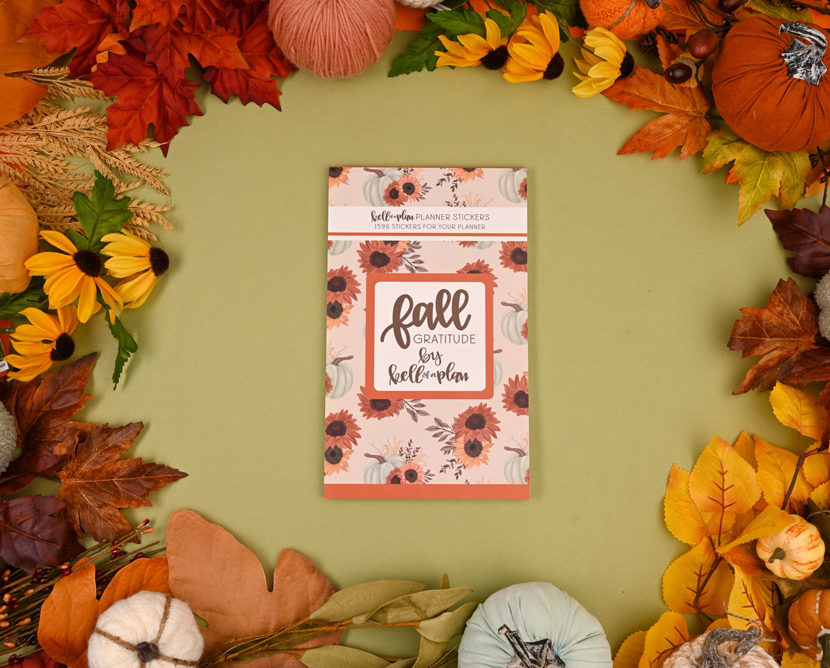 Fall Gratitude Sticker Book – kellofaplan