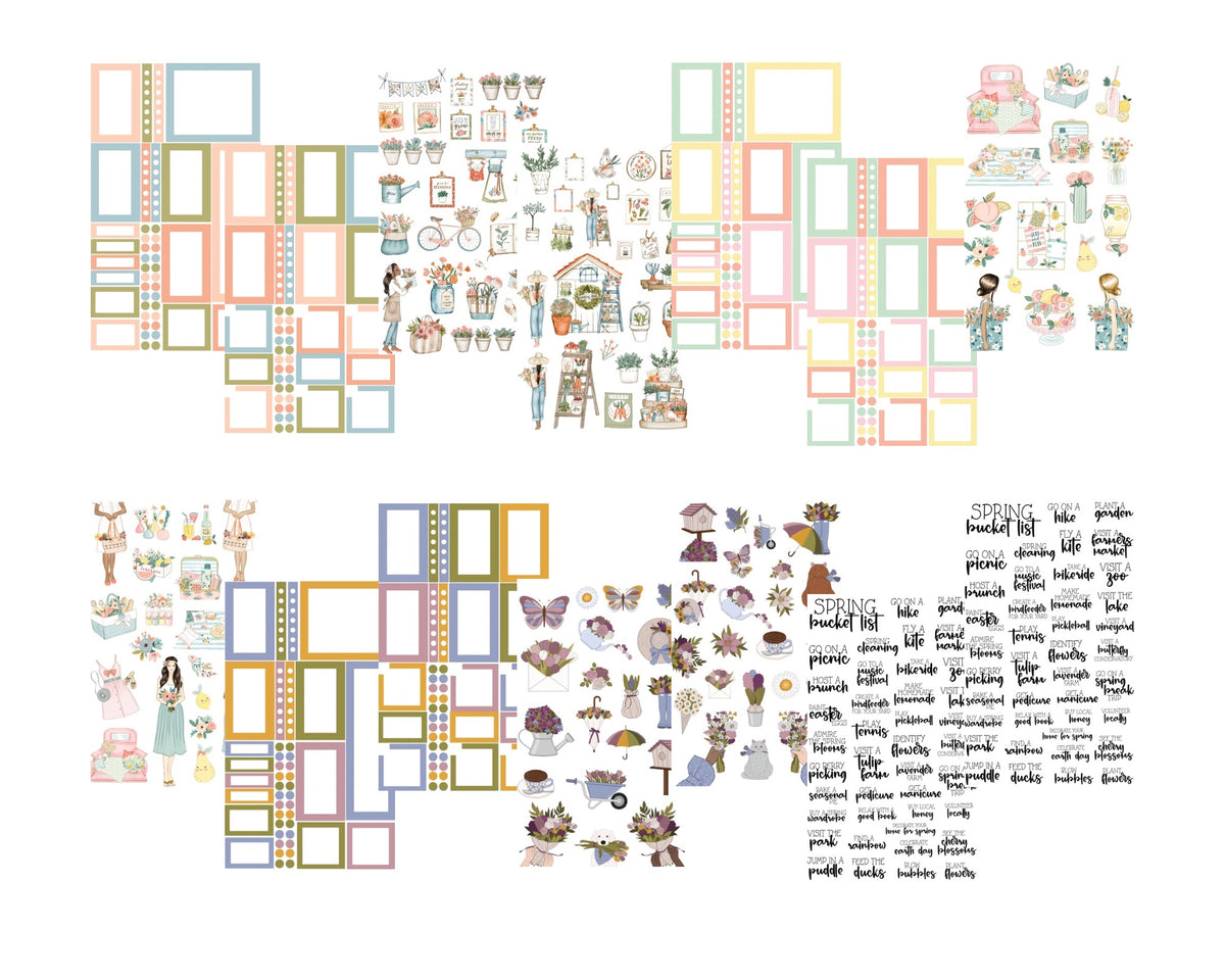 Spring Icons Volume Two Sticker Book – kellofaplan