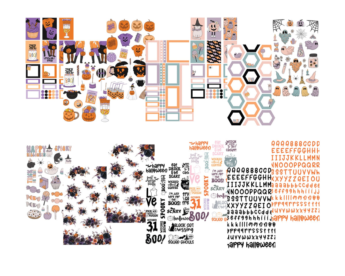 Happy Halloween Sticker Book – kellofaplan