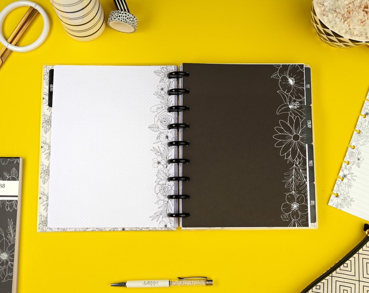 Neutral Florals 2024 Kellofaplan Planner- Dashboard Layout – kellofaplan
