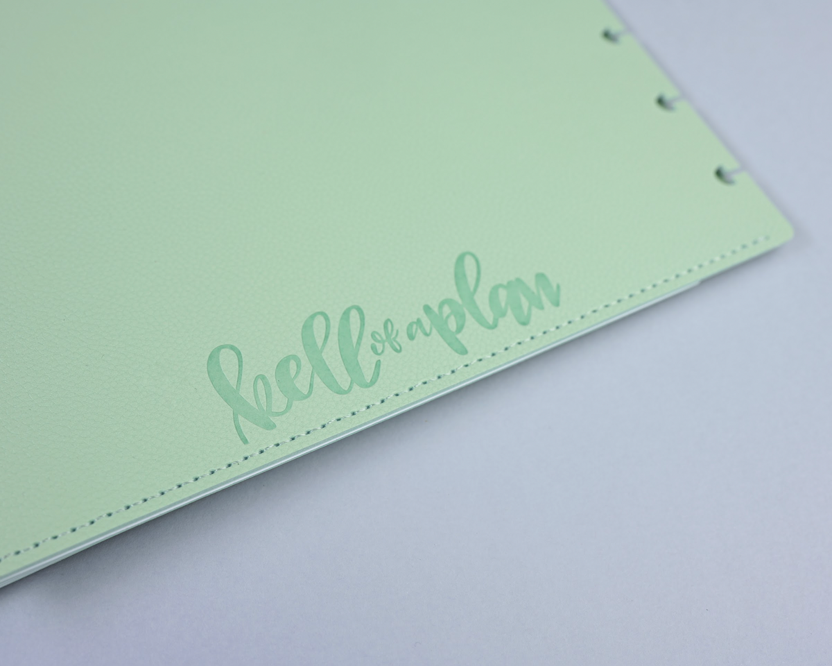 Classic Mint Snap Planner Cover- (Version Two) – kellofaplan