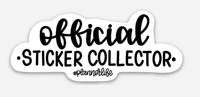 Official Sticker Collector- Die Cut Vinyl Sticker – kellofaplan