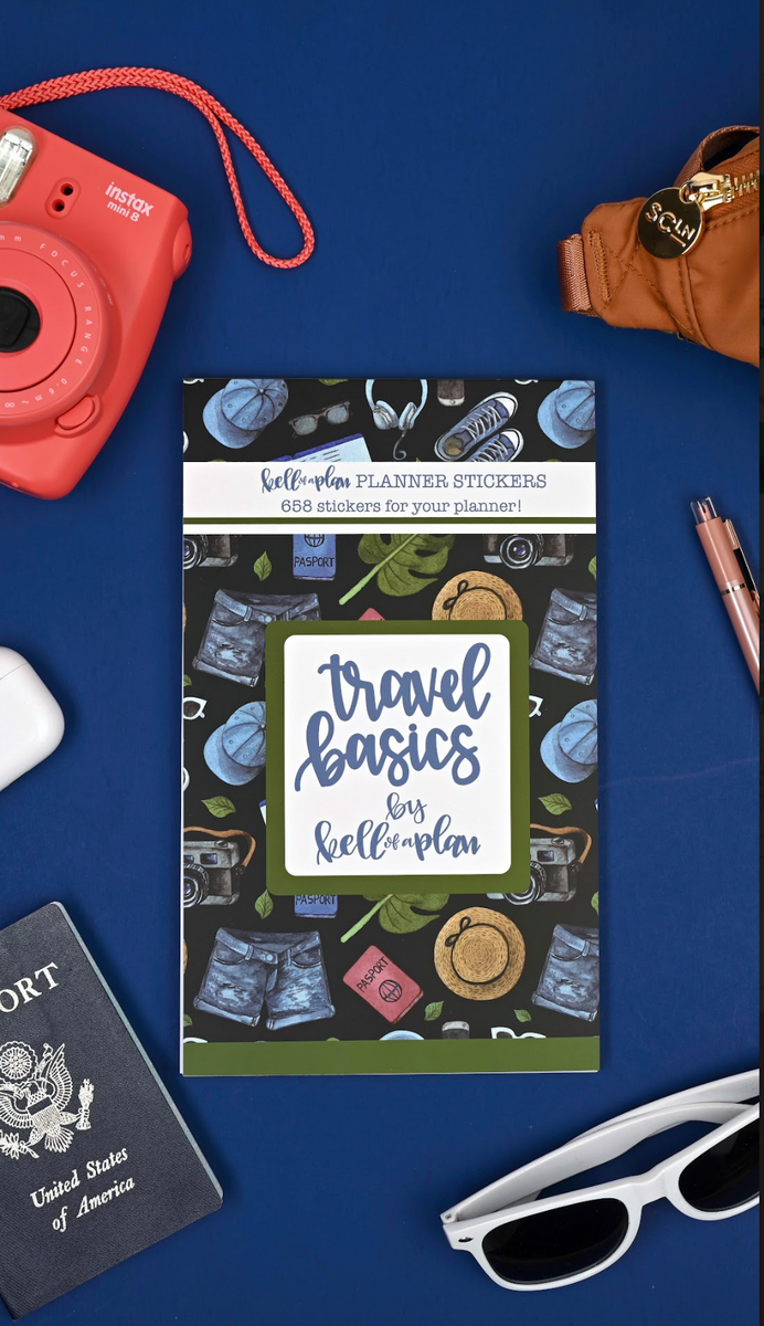 Travel Basics Sticker Book – kellofaplan