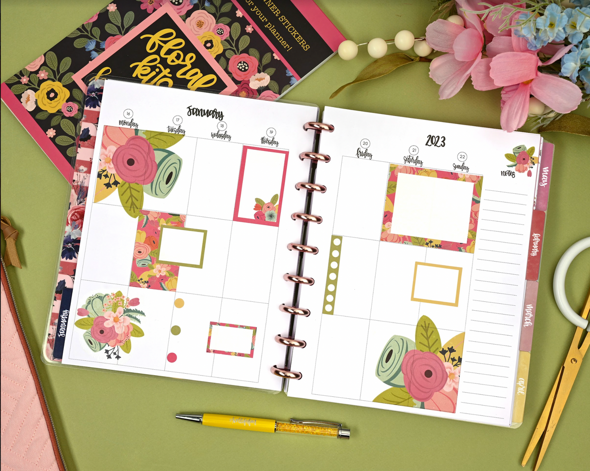 Floral Kits Sticker Book – kellofaplan