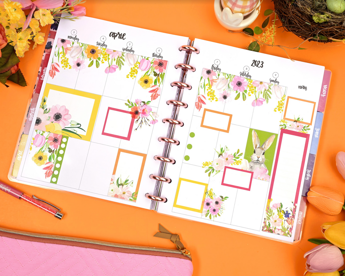 Spring Florals Volume Two Sticker Book – kellofaplan